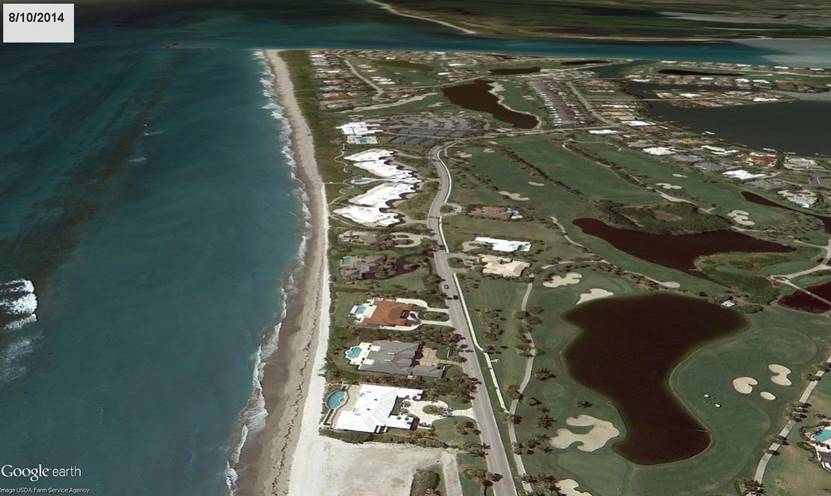 Sailfish Point’s Seawall “in the Sea”… St Lucie River/Indian River ...