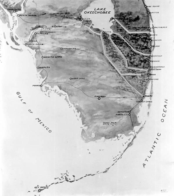 Florida Canal System Map